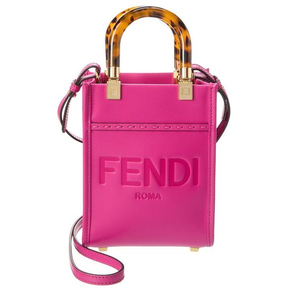 Fendi | Bags | Fendi Sunshine Mini Leather Tote | Poshmark